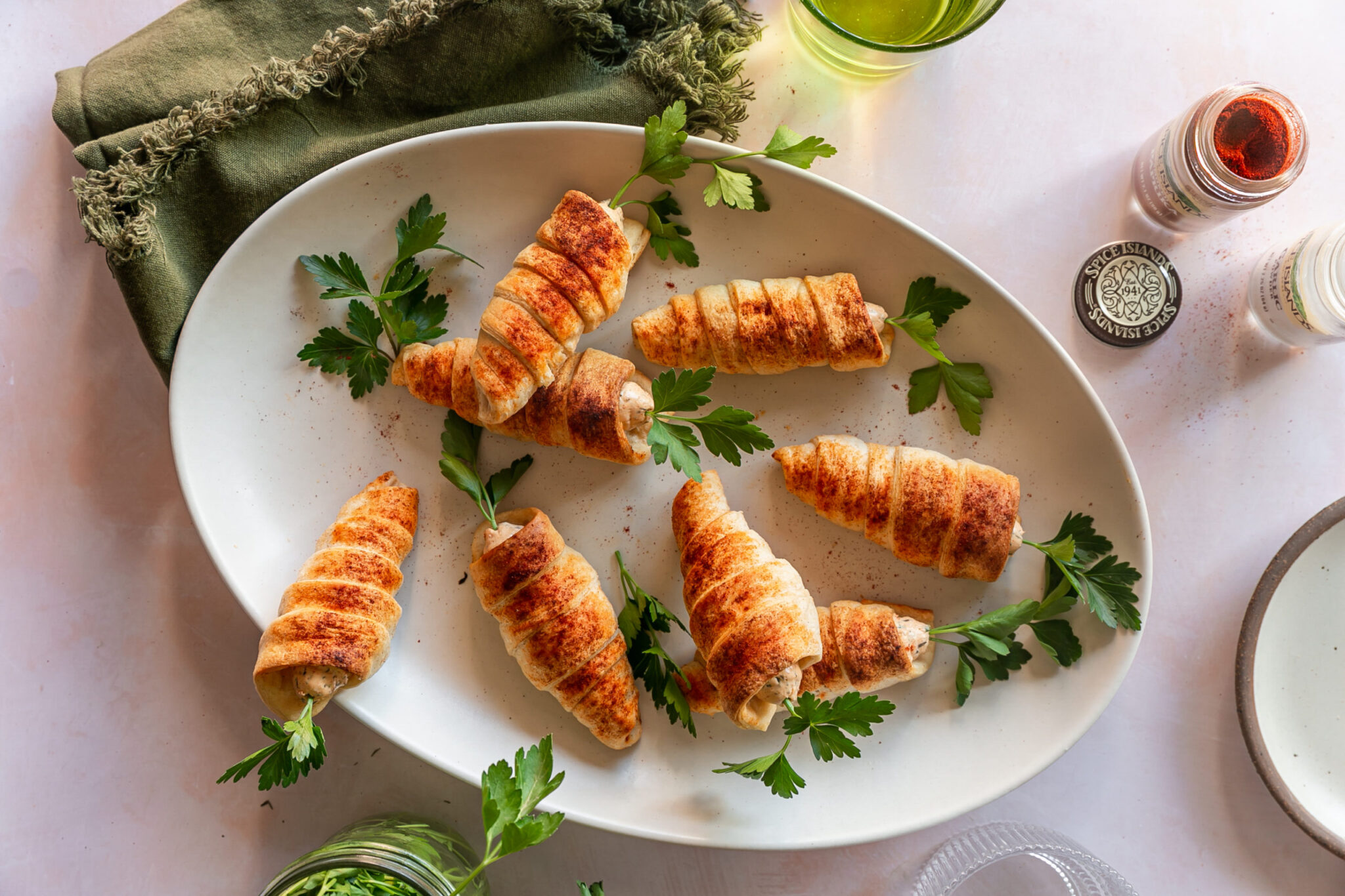 Herby Stuffed Crescent Carrots - Spice Islands