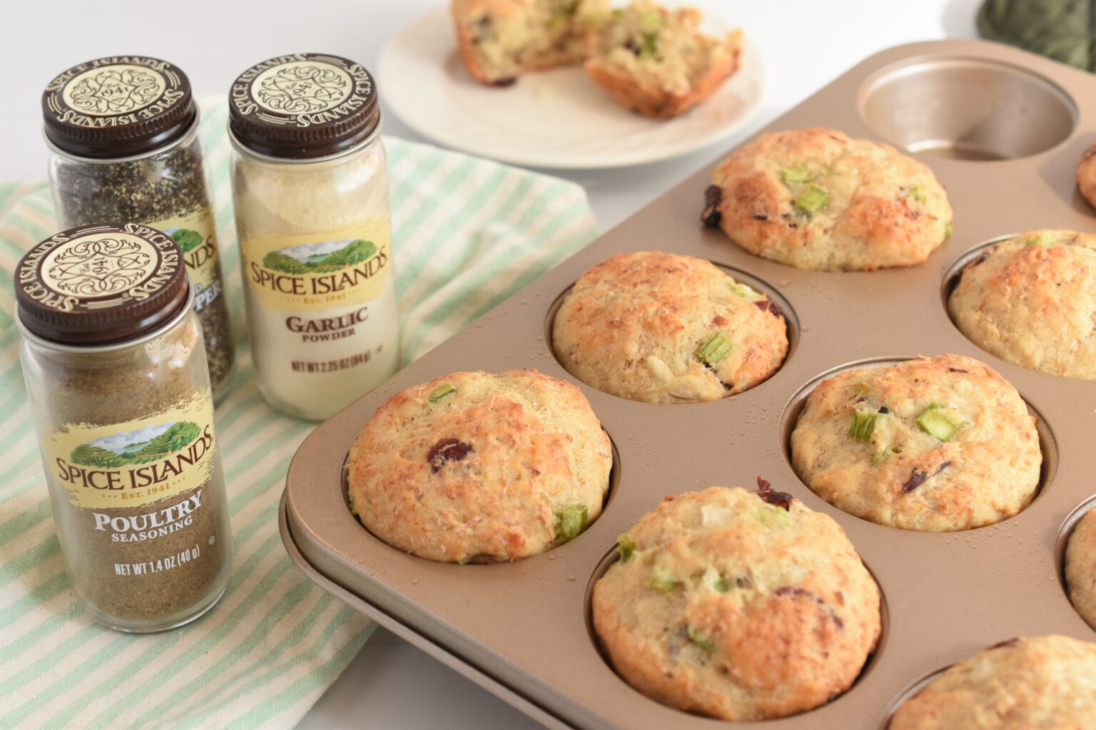 Turkey and Dressing Fluffins Recipe, Spices for Thanksgiving